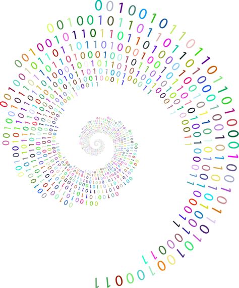 Binary Whirlpool Prismatic Openclipart