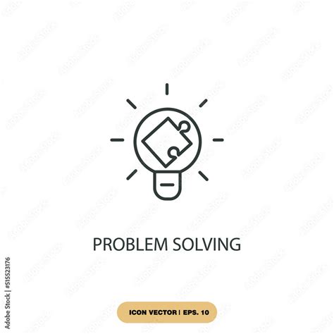 Problem Solving Icons Symbol Vector Elements For Infographic Web Stock Vector Adobe Stock