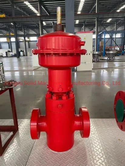 API 6A Well Control Safety Control Valve For Oilfield Manifold Safety Valve And Surface Safety
