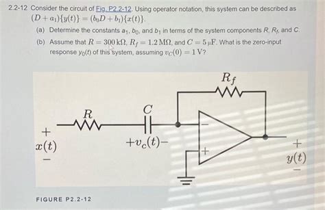Solved 22 12 Consider The Circuit Of Fig P22 12 Using