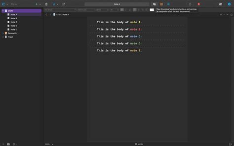 Is There A Group Subdocument View Help Obsidian Forum