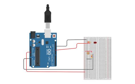 Circuit Design Photoresistor Tinkercad