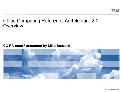 cloud computing reference architecture 2 0 overview docslib