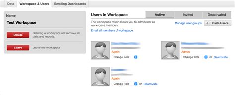 Workspace And User Administration GoodData Growth