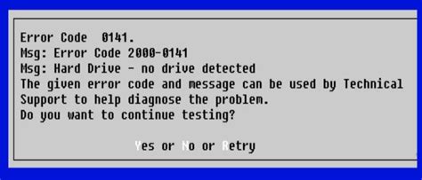 how to fix dell error code 2000 0141 no drive detected minitool