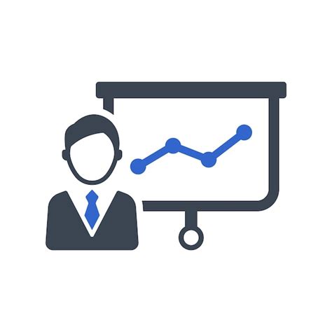 premium vector graphical presentation icon