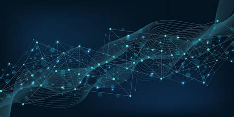 Premium Vector | Abstract plexus background with connected lines and dots digital data visualization