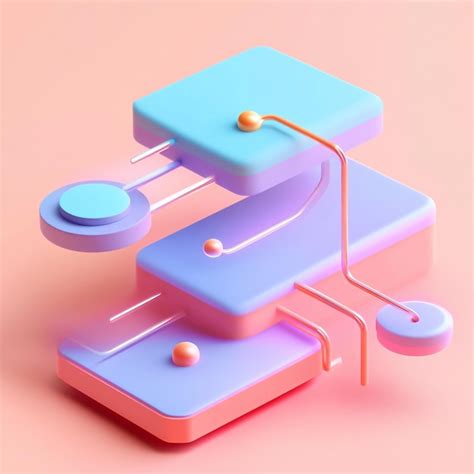 3d Data Flow Icon Streamlined Data Movement Illustration Logo Premium Ai Generated Image