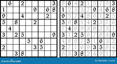 vector sudoku game stock vector illustration of relax 108618066