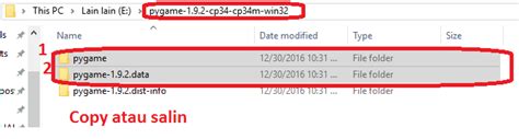 Cara Install Pygame Di Python 3 Dan 2 ~ Belajar Python