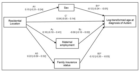 Age Adjusted Path Analysis Model With 95 Ci And Maximum Likelihood Download Scientific Diagram