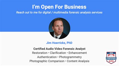 Forensic Multimedia Analysis Blog 2019