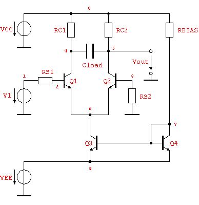 Analysis Of A Differential Amplifier