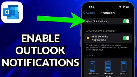How To Get Outlook Notifications On Iphone Youtube