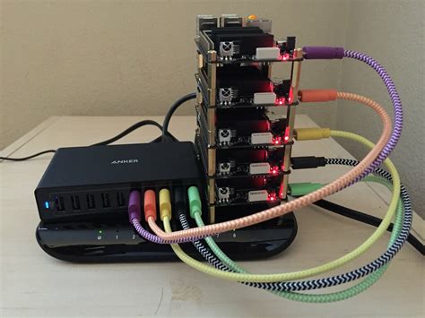 Odroid C Cluster Front View Nodes Docker Cluster X Flickr