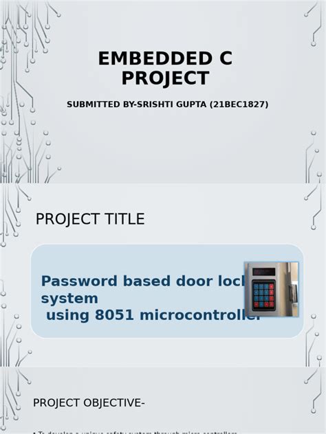 Embedded C Project1 Pdf