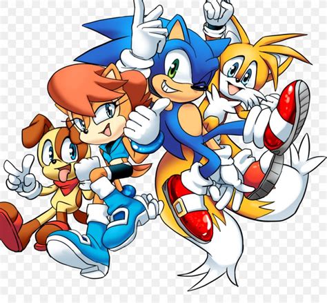 Sonic The Hedgehog Princess Sally Acorn Tails Metal Sonic Png