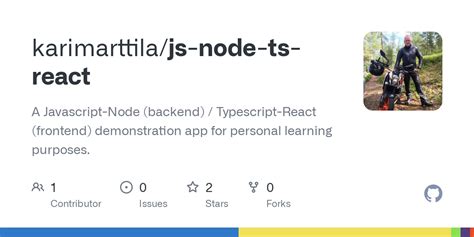 GitHub Karimarttila Js Node Ts React A Javascript Node Backend Typescript React Frontend