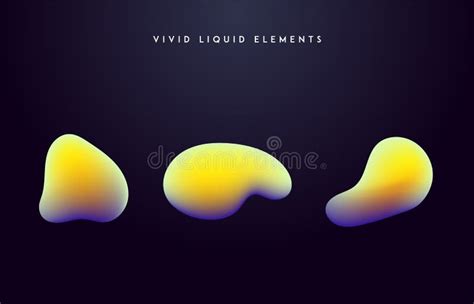 Gradient Vivid Shapes Modern Abstract Colorful Vector Fluid Collection