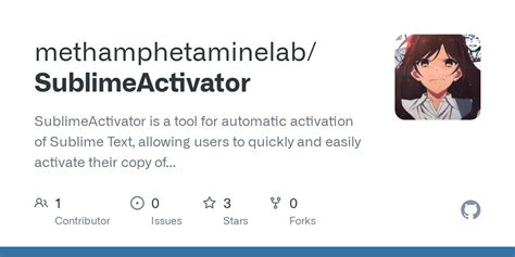 Github Methamphetaminelabsublimeactivator Sublimeactivator Is A