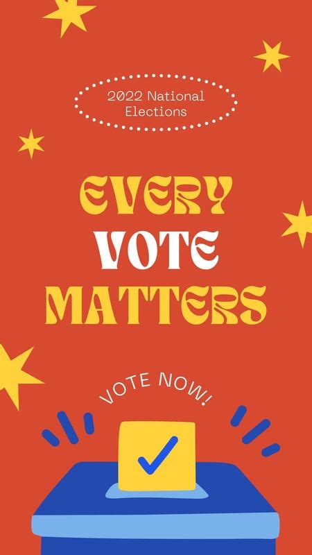 Free And Customizable Vote Templates