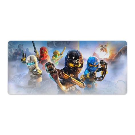 Ninjago Mouse Pad No Sliped Large Mousepad Extended Gaming Desk Mat Stitched Edge Keyboard Mat