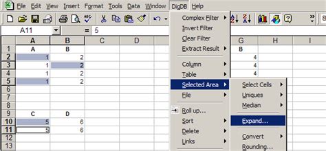 Expand Selection In Excel Excel Tips Add Ins