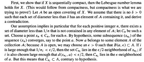 General Topology X Is Sequentially Compact Implies Then Lebesgue