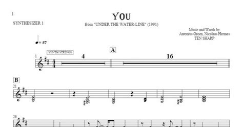 you notes for synthesizer synth strings drawbar organ playyournotes