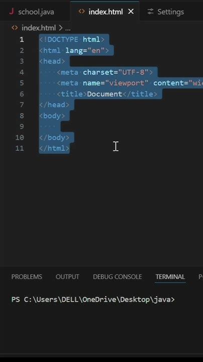 1 Vscode Shortcuts In Tamil How To Create Boilerplate In Vscode Shorts Vscode Htmlcss