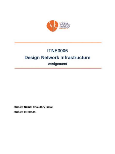 Itne3006 Design Network Infrastructure Assignment Pdf Computer