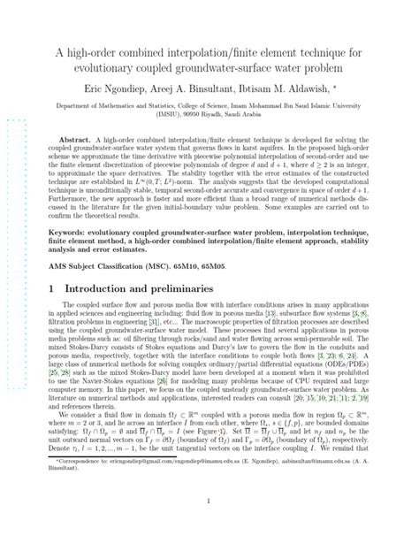 A High Order Combined Interpolationfinite Element Technique For Evolutionary Coupled