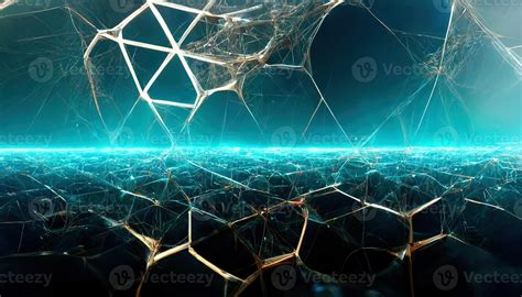 Abstract Tech Background Floating Numbers Hud Background Matrix Particles Grid Virtual Reality