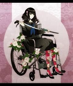 Wheelchair Page Of Zerochan Anime Image Board