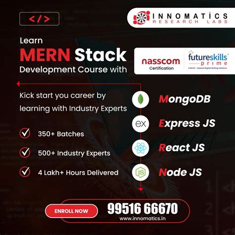 Innomatics Research Labs On Linkedin Innomatics Developer Fullstack