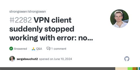 Vpn Client Suddenly Stopped Working With Error No Socket Implementation Registered Strongswan