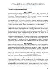 2 Memo Writing Pdf Textbook Business Decision Making 2022 Chris MacDonald Hasko Von