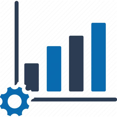 Graph Settings Chart Gear Seo Setting Graph Settings Icon