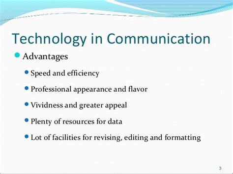 Technology In Communication