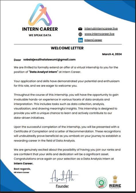 sulihat sobalaje on linkedin dataanalysis internship gratitudepost