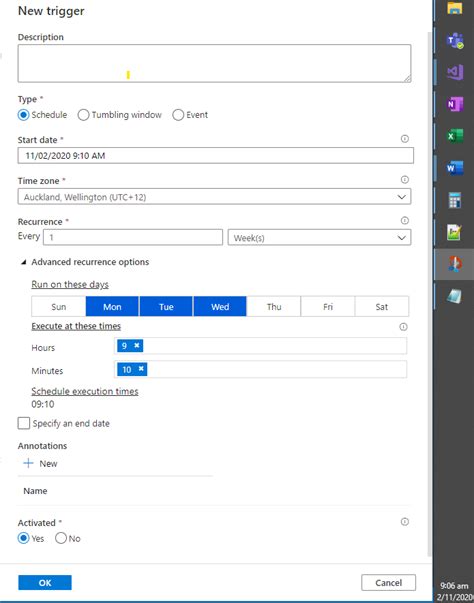 Data Factory Weekly Triggers Not Working In Australia Microsoft Qanda