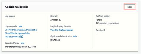 Access An S3 Bucket Using Sftp And Password Based Authentication