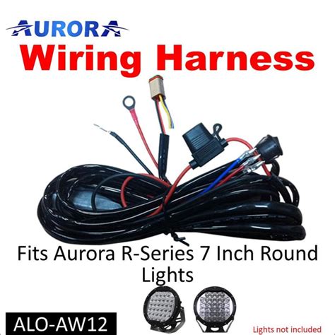 Aurora Led Light Wiring Harness Kit R Series Round Led Light Lexbern