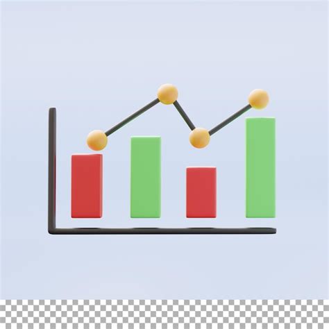 premium psd 3d graphical analysis illustration