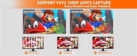 Amazon Com 4K Capture Card With USB3 0 1080P 60FPS HDMI Video Cam Link For DSLR Gaming Capture