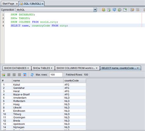 Lavori E Lavoretti Sql Giocando Con Mysql 8 E Netbeans 12 Post 2