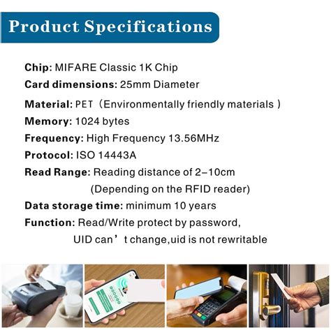 55pcs Mifare Classic 1k Nfc Tag Stickers 1356mhz Rfid