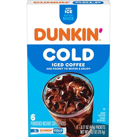 Instant Iced Coffee Packets