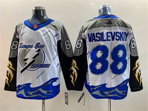 Купить хоккейный свитер НХЛ Андрея Василевского Tampa Bay Lightning в ...