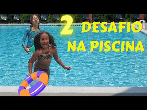 Dois Desafios Na Piscina Two Pool Challenges Youtube